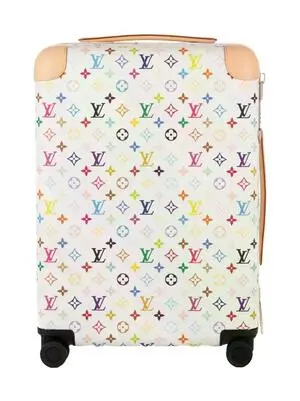 LOUIS VUITTON X Takashi Murakami 55 Horizon Suitcase - White