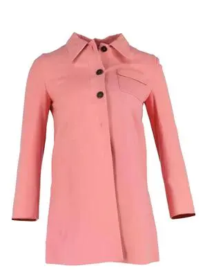 Miu Miu Button-down Coat - Pink