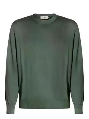 Altea Ribbed Crew Neck Sweater - Green