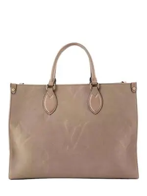LOUIS VUITTON Onthego Monogram Empreinte Giant Mm Tote Bag - Neutrals