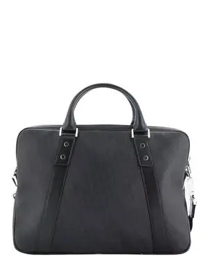 Dior Homme Convertible Zip Slim Briefcase - Black