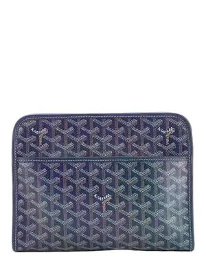 Goyard Jouvence Toiletry Pouch Coated Canvas Mm - Blue