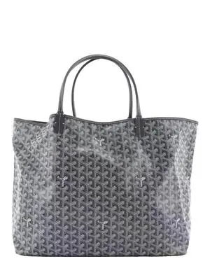 Goyard Saint Louis Coated Canvas Gm Tote Bag - Grey
