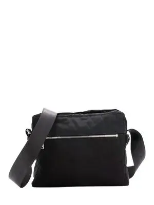 Bottega Veneta Nylon Messenger Bag - Black