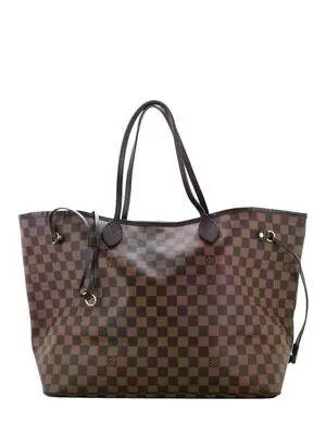 LOUIS VUITTON Neverfull Damier Gm Tote Bag - Brown