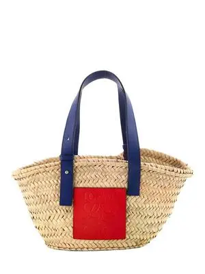 Loewe Basket Raffia Medium Tote Bag - Neutrals