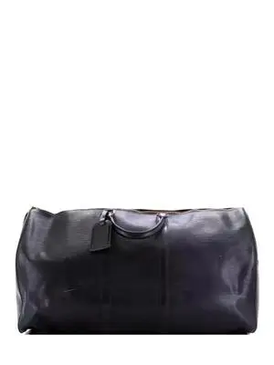 LOUIS VUITTON Keepall 55 Travel Bag - Black