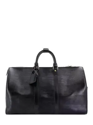 LOUIS VUITTON Keepall 45 Travel Bag Epi Leather - Black