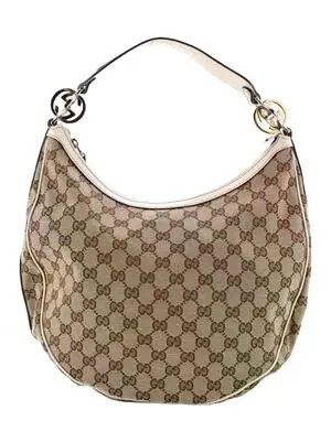 Gucci Twins Gg Canvas Medium Hobo Bag - Brown