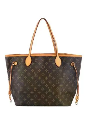 LOUIS VUITTON Neverfull Monogram Canvas Mm Tote Bag - Brown