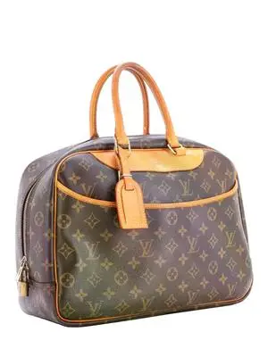 LOUIS VUITTON Deauville Monogram Handbag - Brown