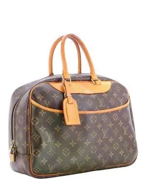 LOUIS VUITTON Deauville Monogram Handbag - Brown