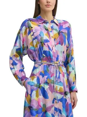 LA PETITE FRANÇAISE Cheryl Floral Shirt - Blue