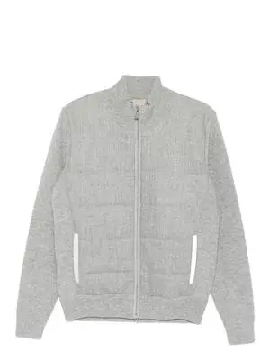 GRAN SASSO Zip-fastening Quilted Jacket - Grey