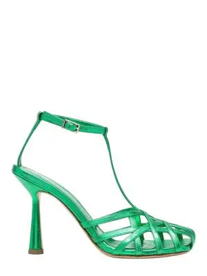CASTAGNA Lidia Caged Sandals - Green