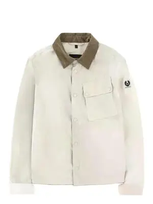Belstaff Ground Corduroy-collar Cotton Jacket - Neutrals