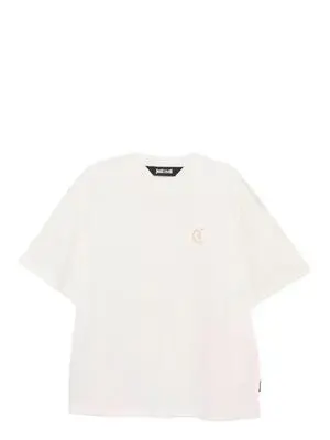 Just Cavalli Patch T-shirt - Neutrals
