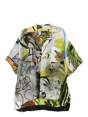 VIVIENNE WESTWOOD Printed Camp Shirt - Grey