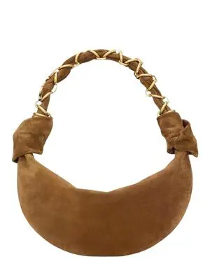 Saint Laurent Mini Amalia Chain Shoulder Bag - Brown