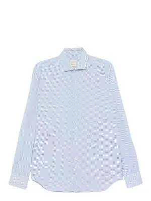 XACUS Patterned Shirt - Blue