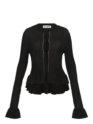 JIL SANDER Frill Cardigan