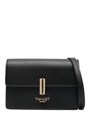 TWINSET Cross-body Bag With Gold-tone Hardware - Black