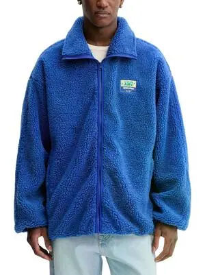 American Vintage Fleece Zip-up Jacket - Blue