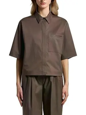 Peserico Chest-pocket Shirt - Brown