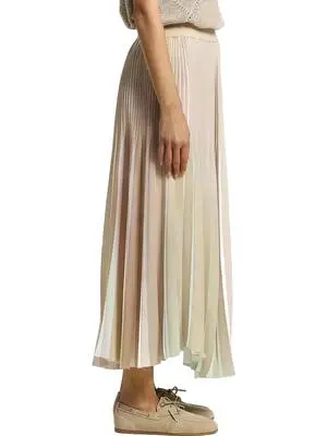 Peserico Pleated Skirt - Neutrals