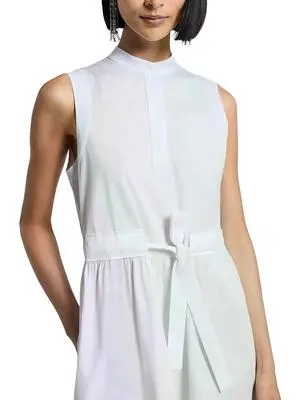 Peserico Tie-waist Midi Dress - White