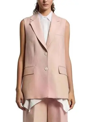 PESERICO Buttoned Sleeveless Jacket