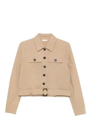 Liu Jo Button Pockets Jacket - Neutrals