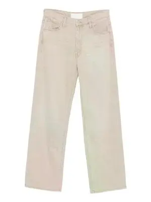MOTHER Straight-leg Jeans - Neutrals