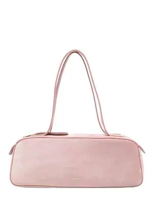 Khaite Suede Zip Tote Bag - Pink