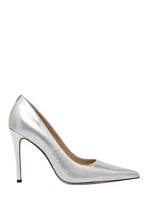 Michael Kors Elyse Pointed-toe Pumps - Silver