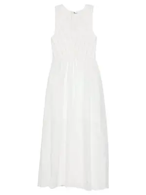 TWINSET V-neck Midi Dress - White