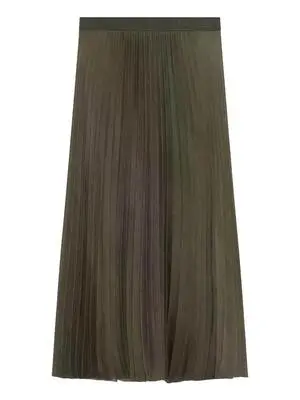 MARELLA Plissé Pleated Midi Skirt