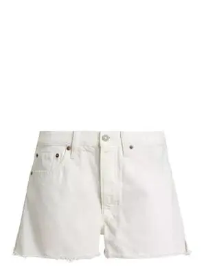 Polo Ralph Lauren Frayed Hem Short - White