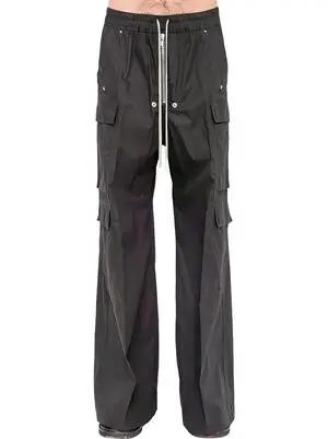 Rick Owens Drawstring-fastening Cargo Pants - Black