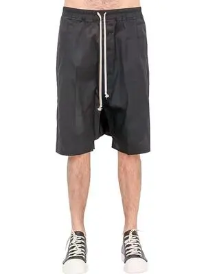Rick Owens Drawstring-fastening Shorts - Black