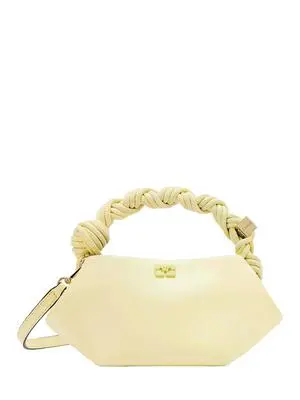 GANNI Mini Twisted-handle Bag - Yellow