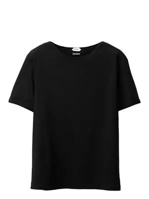 Versace Embroidered Cotton-jersey T-shirt - Black