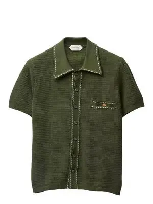 Versace Cotton Knit Shirt - Green