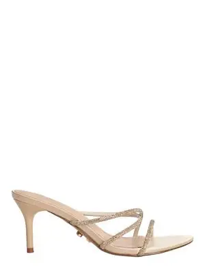 TWENTY FOURHAITCH Crystal-embellished Strap Sandals - Gold