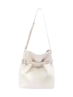 Emporio Armani Buckle Shoulder Bag - White