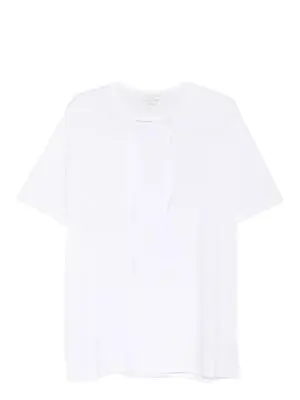 Yohji Yamamoto Tie Detail T-shirt - White