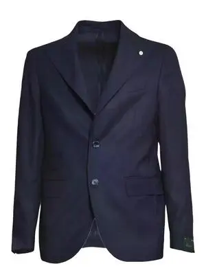 BRANDO Notched-lapel Blazer - Blue