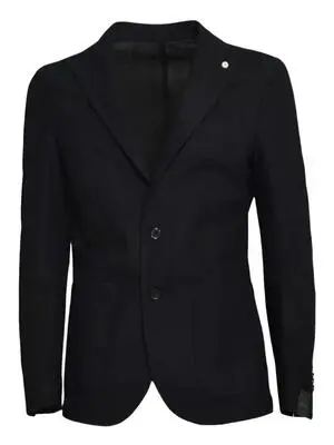 BRANDO Button Pin Blazer - Black