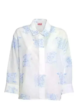 Kenzo Floral-print Shirt - White