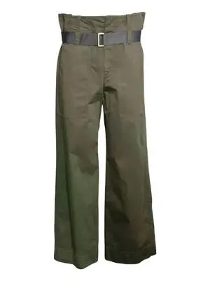 Seafarer Belted Trousers - Green